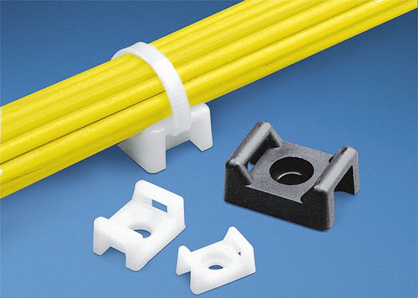 PANDUIT, Cable Tie Mount,Screw Applied,PK100 - 62PX02|SGTM2S8-C - Grainger