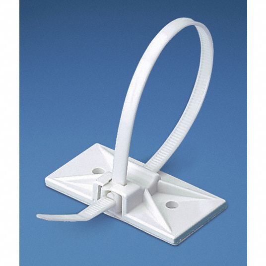 PANDUIT, Cable Tie Mount,Adhesive Backed,PK100 - 62PX12|SMS-A-C - Grainger