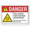 Automatic Equipment Signs - Grainger Industrial Supply
