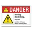 Machine In Use Warning Signs - Grainger Industrial Supply