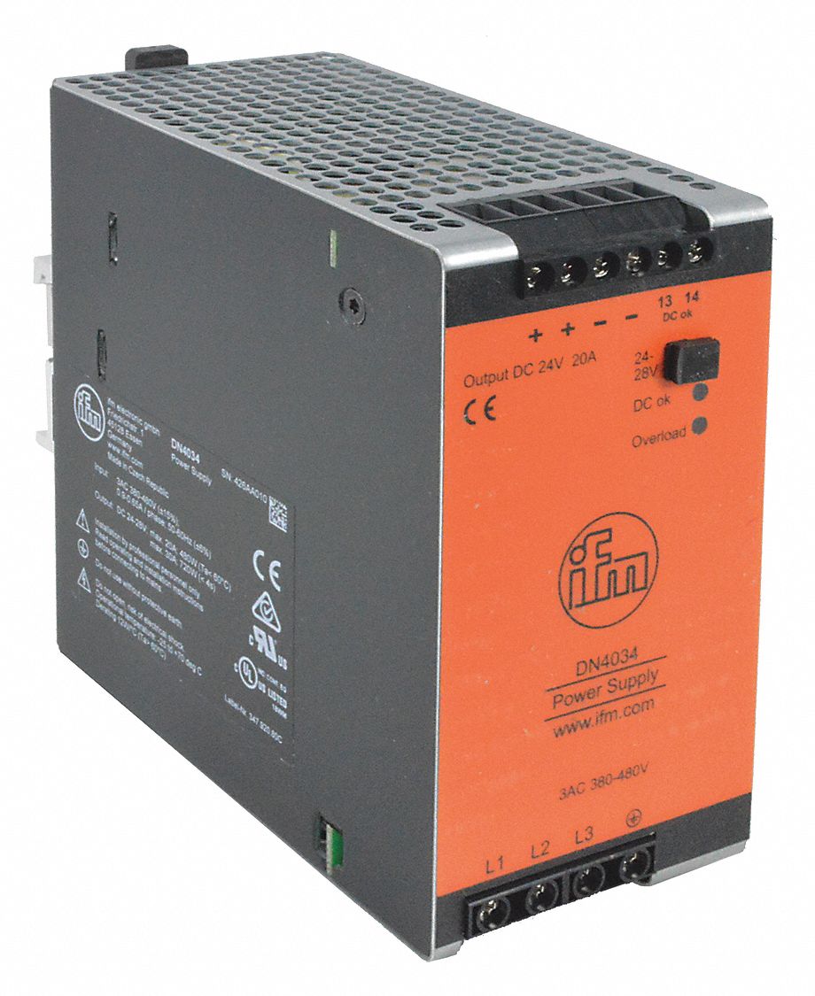 IFM, DN4034, DC Power Supply - 62UM94|DN4034 - Grainger