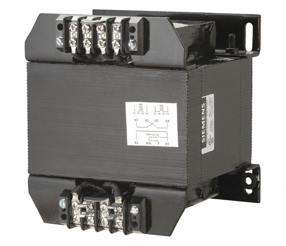 SIEMENS Transformador de Control, Clasificación VA 2kVA, Voltaje de Entrada 240/480VCA, Voltaje ...
