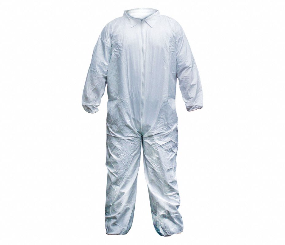 HIGH-FIVE Overol Desechable Polipropileno/Polietileno Blanco Talla 4XG ...