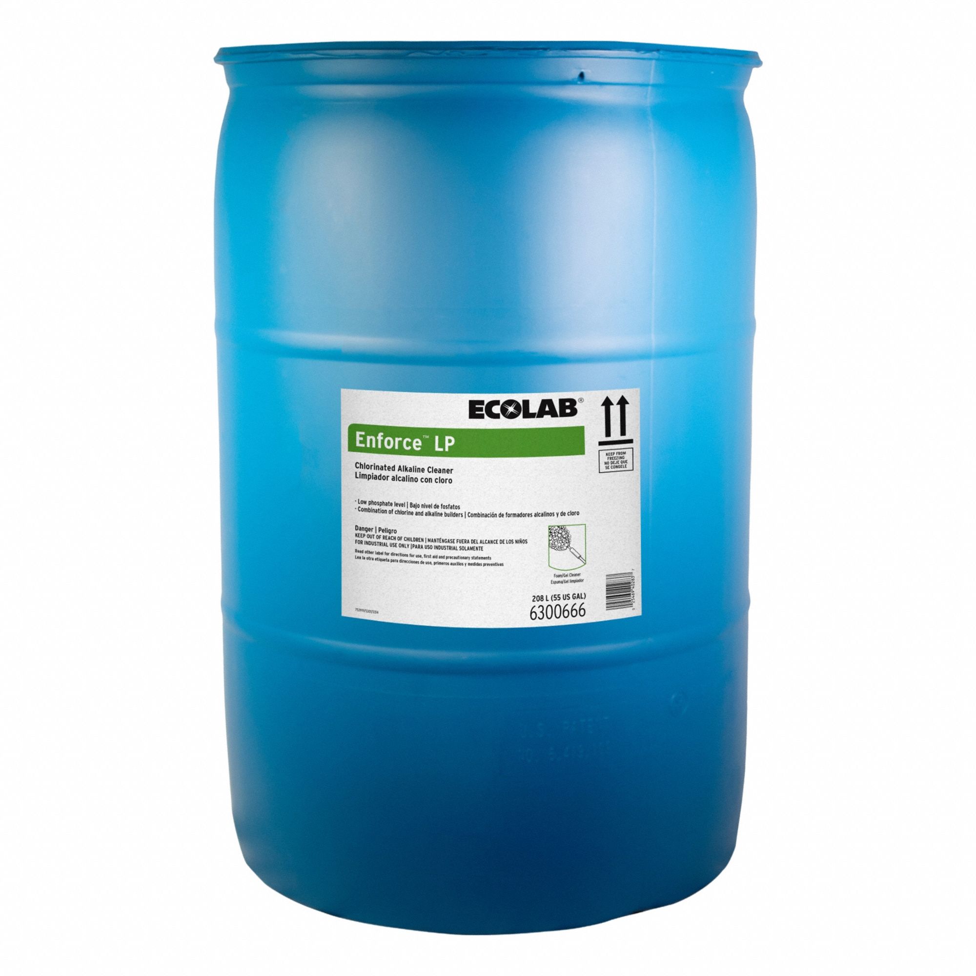 ECOLAB, Drum, 55 gal Container Size, Chlorinated Cleaner - 400FM8 ...