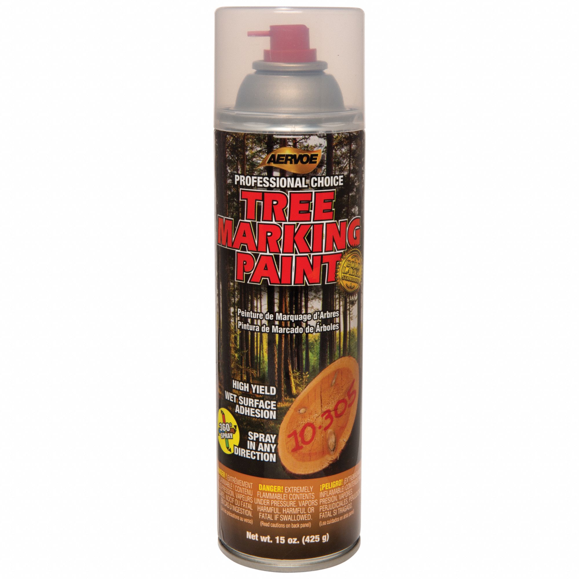 AERVOE, Overhead Paint Dispensing, Fluorescent Red, Tree Marking Paint ...