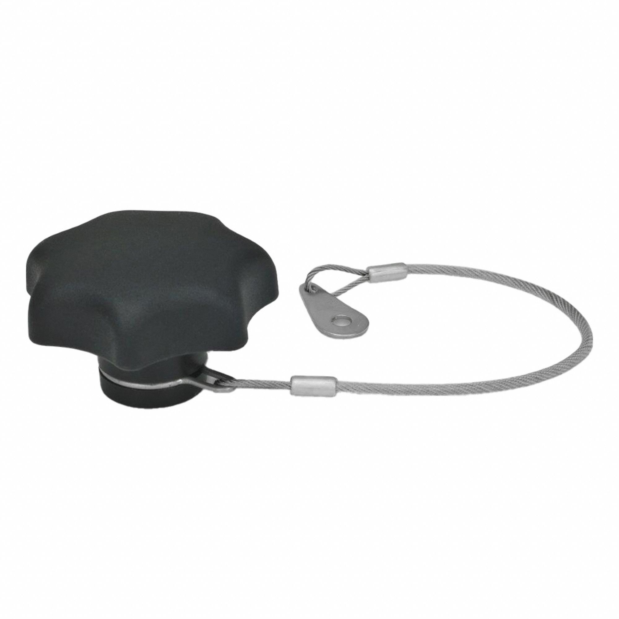 JW WINCO, 7 Point, Plastic w/ SS Thread, Hand Knobs with Loss ...