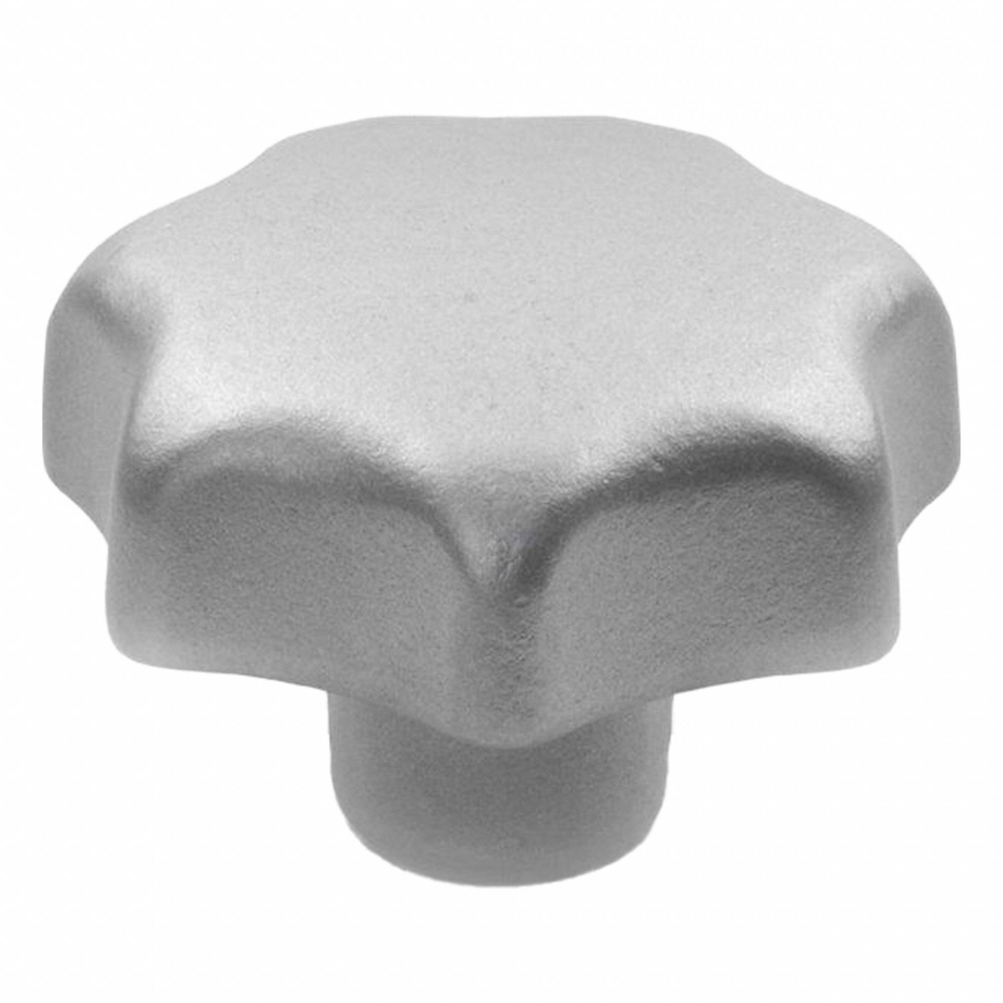 JW WINCO, 7 Point, Stainless Steel, Stainless Steel Hand Knob ...