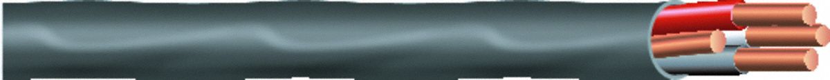 SOUTHWIRE, 4 AWG, 3 Conductors, Nonmetallic Sheathed Cable - 825XF8 ...