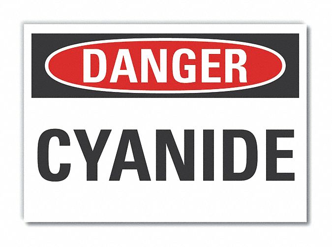 Reflective Sheeting, Adhesive Sign Mounting, Cyanide Danger Reflective ...