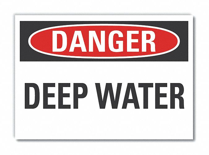 Reflective Sheeting, Adhesive Sign Mounting, Water Safety Danger ...