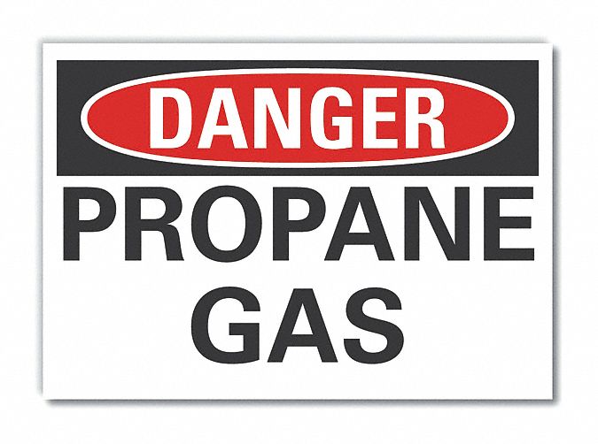 Reflective Sheeting, Adhesive Sign Mounting, Propane Danger Reflective ...