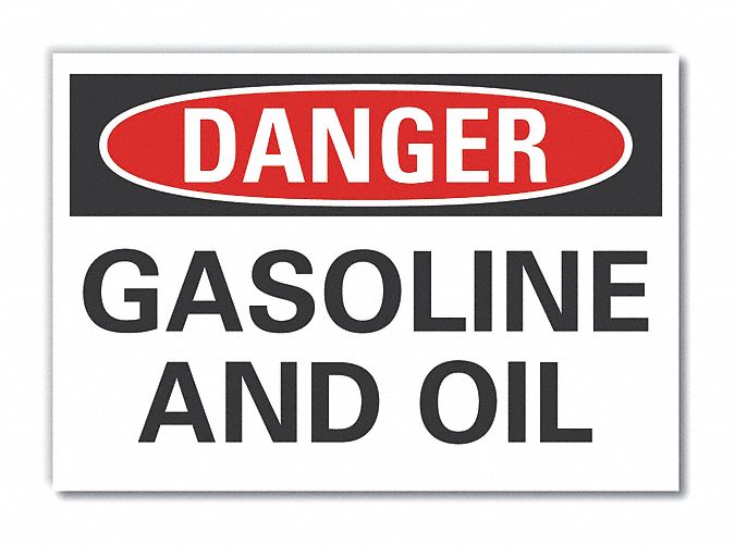 Reflective Sheeting, Adhesive Sign Mounting, Gasoline Danger Reflective ...