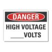 High Voltage Signs - Grainger Industrial Supply