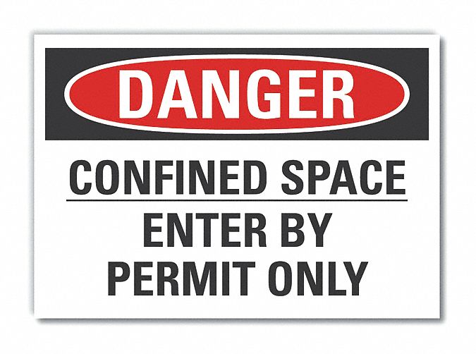 Non-PVC Polymer, Adhesive Sign Mounting, Danger Sign - 455X85|LCU4-0538 ...