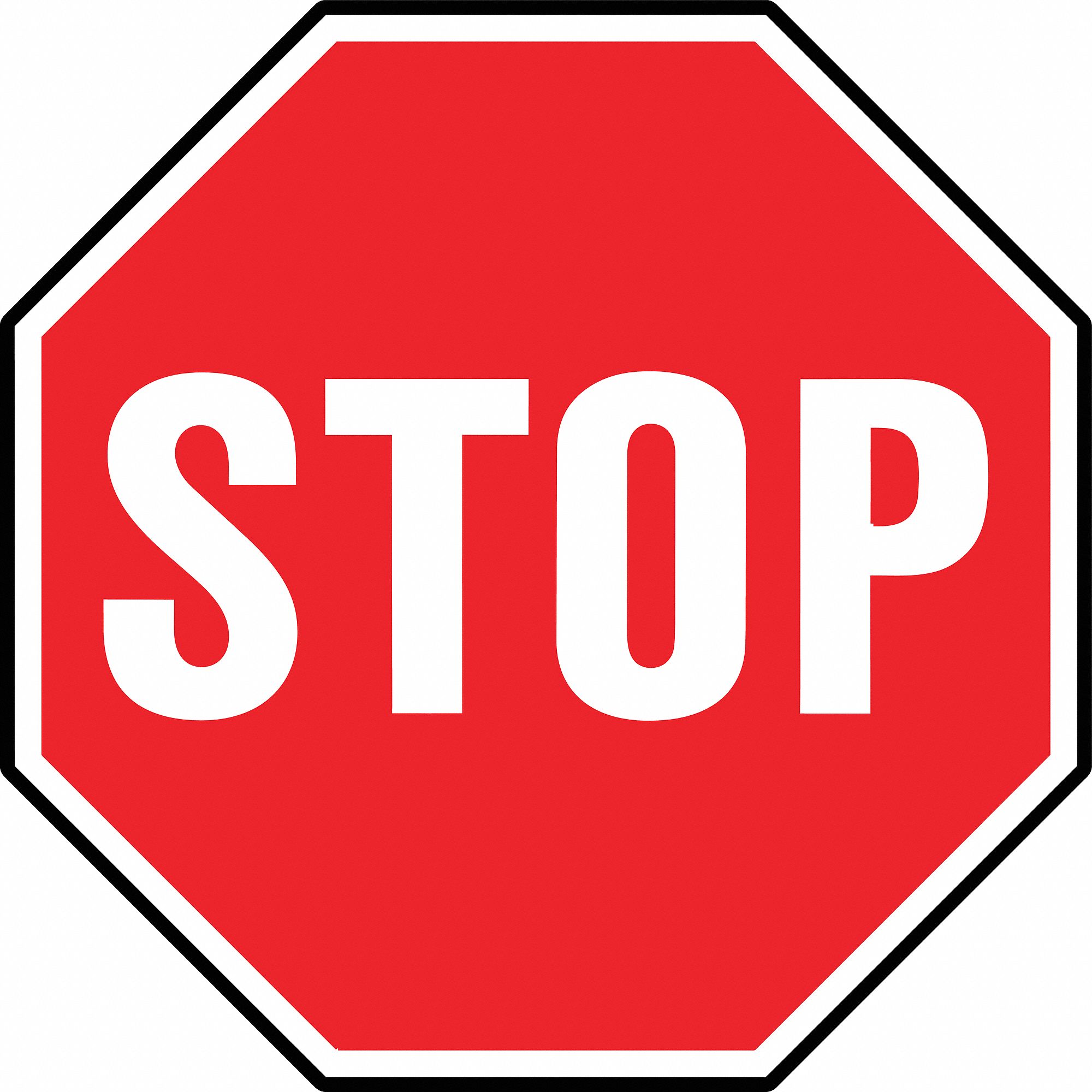 Stop Sign, 24", PK2 - Grainger