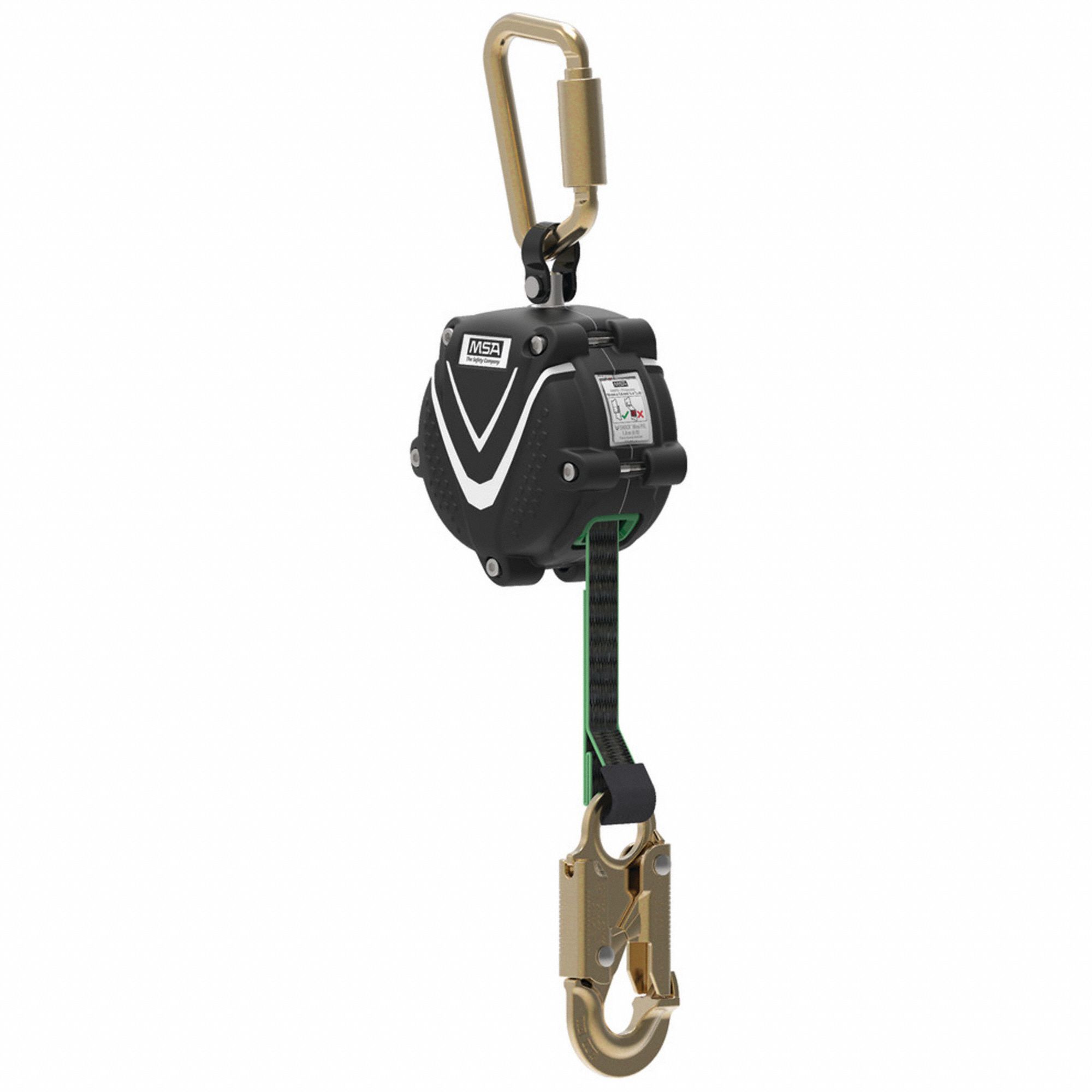 MSA, Stainless Steel Carabiner Anchor, Harness Steel Snap Hook, Self ...