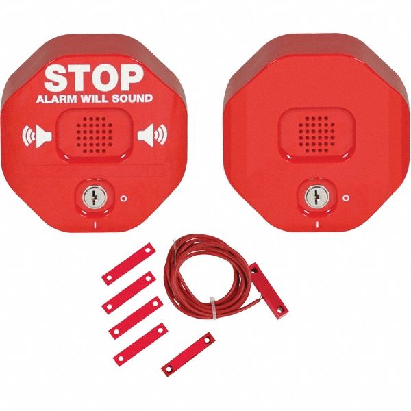 SAFETY TECHNOLOGY INTERNATIONAL, 9 V DC, Key Lock, Exit Door Alarm ...