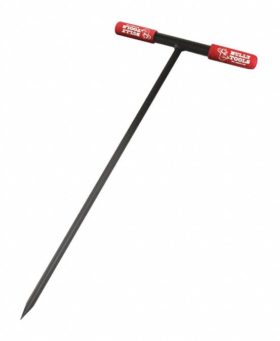 Steel Soil Probe,36",T-Style Handle - Grainger