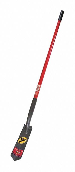 Trench Shovel,3",Fiberglass Long Han - Grainger
