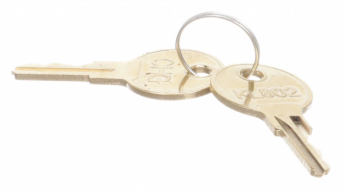 COMPONENT HARDWARE, P30-0802, KL802 Brass Key - 642U49|P30-0802 - Grainger