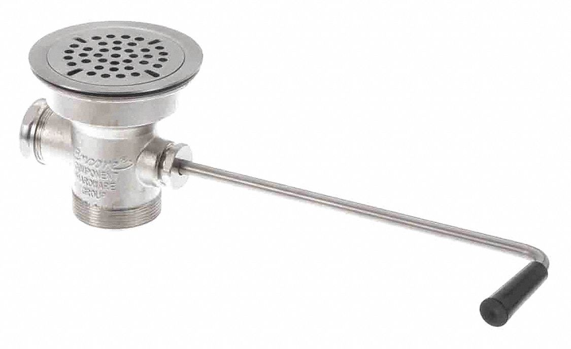 COMPONENT HARDWARE, Brass, Nickel, Twist Handle Drain - 642V86|D50-7100 ...
