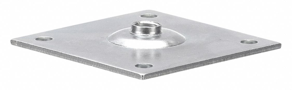 COMPONENT HARDWARE, ZP Steel Mtg Plate With 1/2-13 Tapped CH - 642X62 ...
