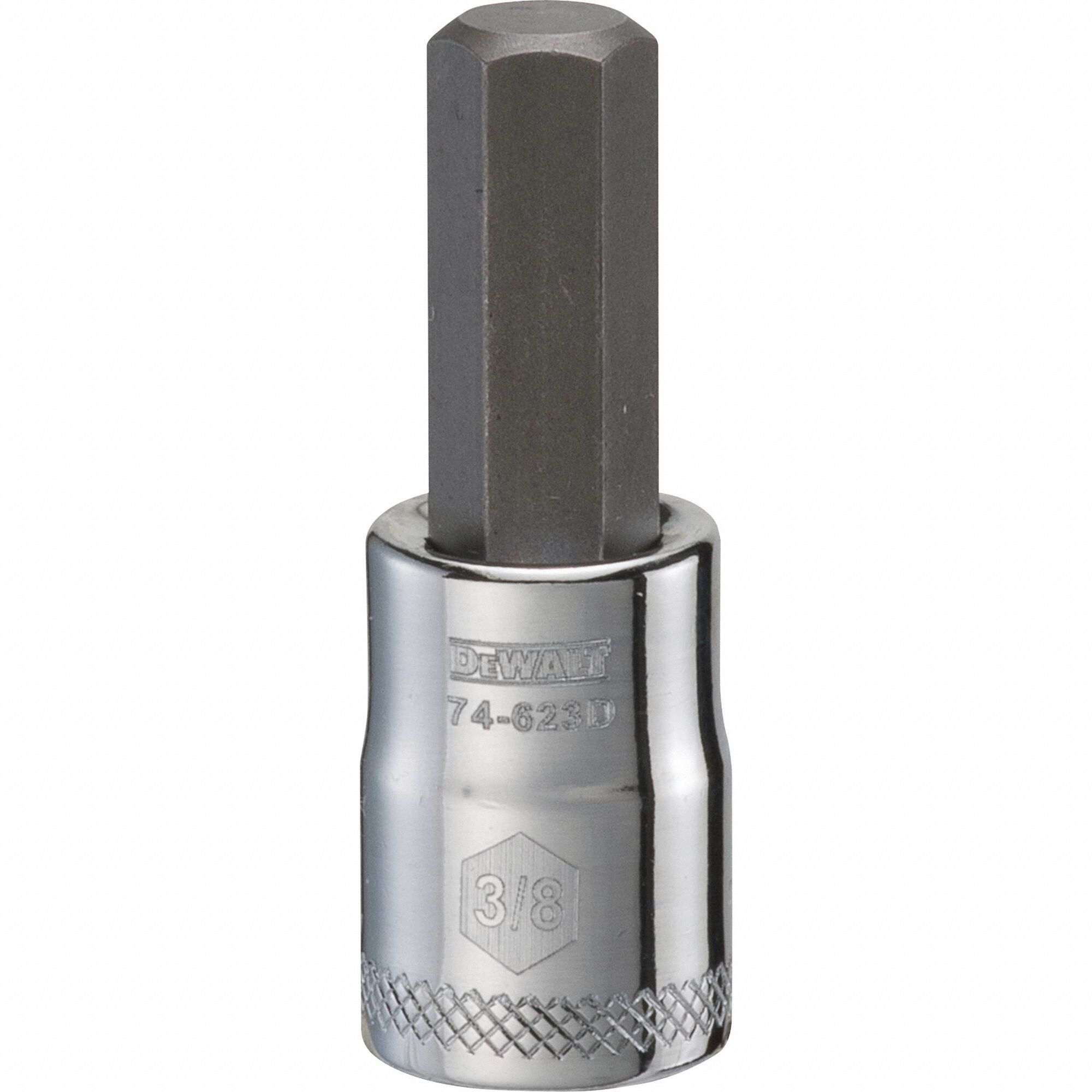 Drive Hex Bit Socket,3/8, 3/8in SAE - Grainger