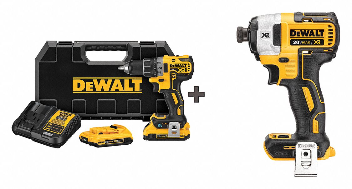 DEWALT 20V MAX Cordless Combination Kit, 20.0 Voltage, Number of Tools ...