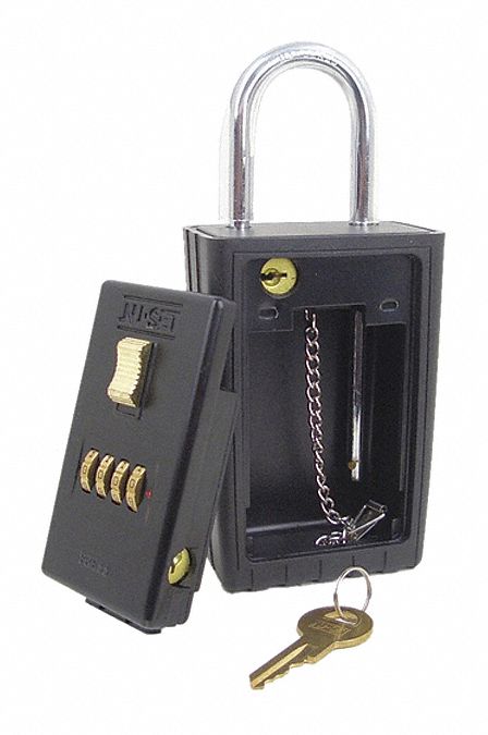 NU-SET, Mechanical Combo Lock, 4 1/2 in Outside Ht, Lock Box - 643L29 ...