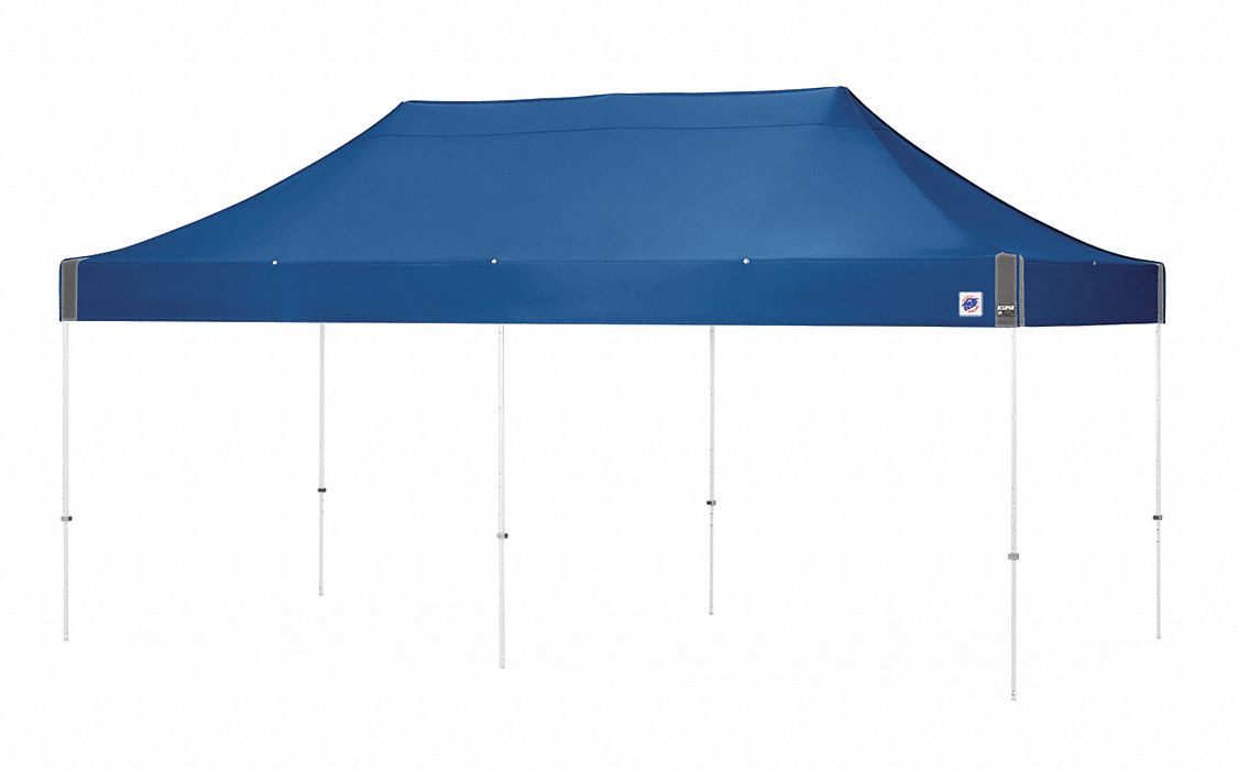 E-Z UP, 20 ft Overall Lg, 10 ft Overall Wd, Canopy Tent - 60NM06 ...