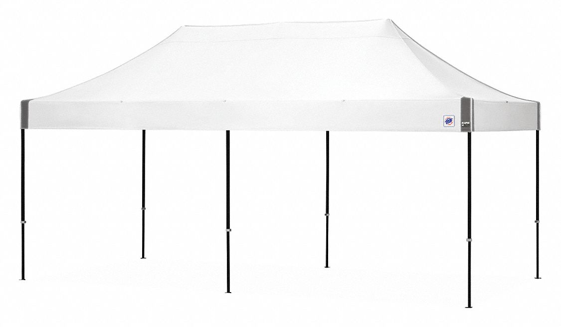 E-Z UP, 20 ft Overall Lg, 10 ft Overall Wd, Canopy Tent - 643P27 ...
