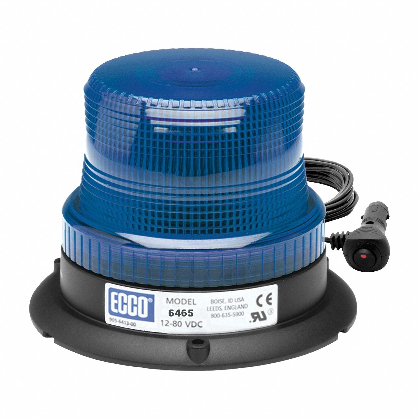 ECCO, Flashing Beacon, Blue, Beacon Light - 406A67|6465B-MG - Grainger