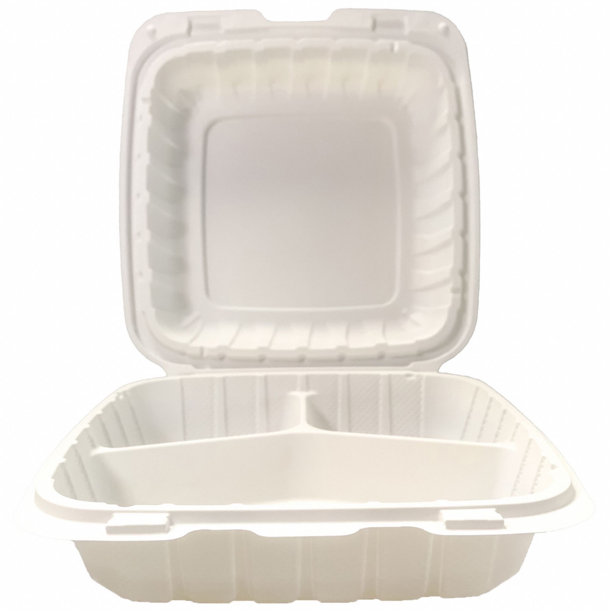 Plastic, 3 Compartments, Disposable Carry-Out Food Container - 800DN8 ...