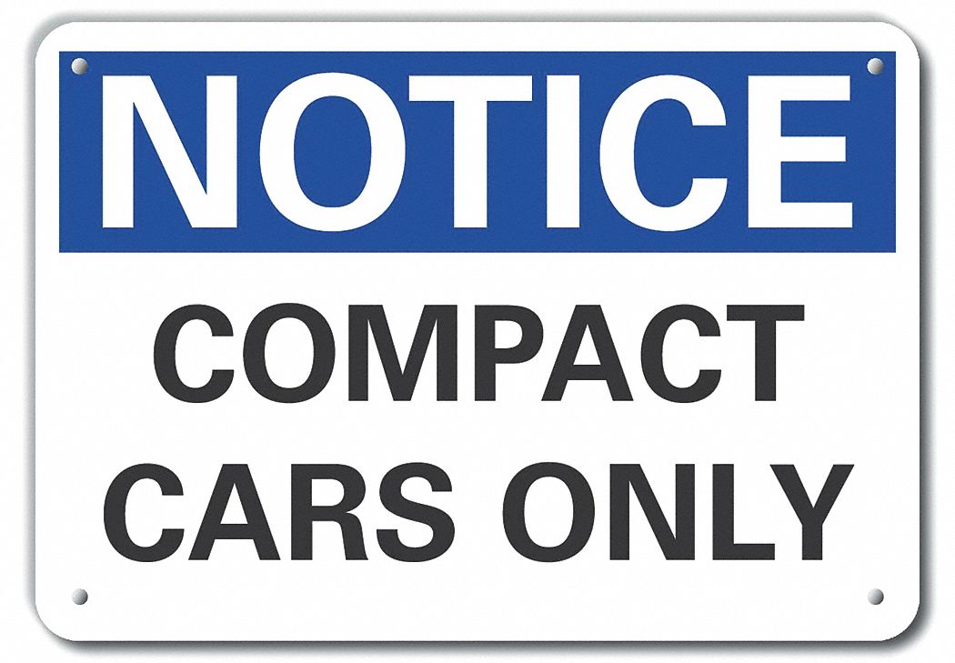 Aluminum, Mounting Holes Sign Mounting, Reflective Parking Notice Sign ...