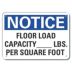 Load Capacity Signs - Grainger Industrial Supply