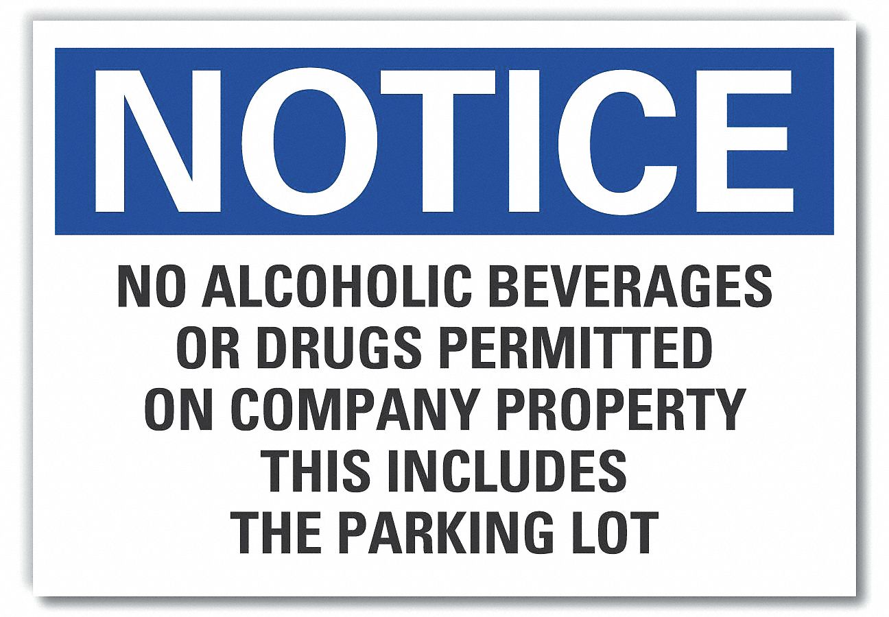 Non-PVC Polymer, Adhesive Sign Mounting, Notice Sign - 455H01|LCU5-0303 ...