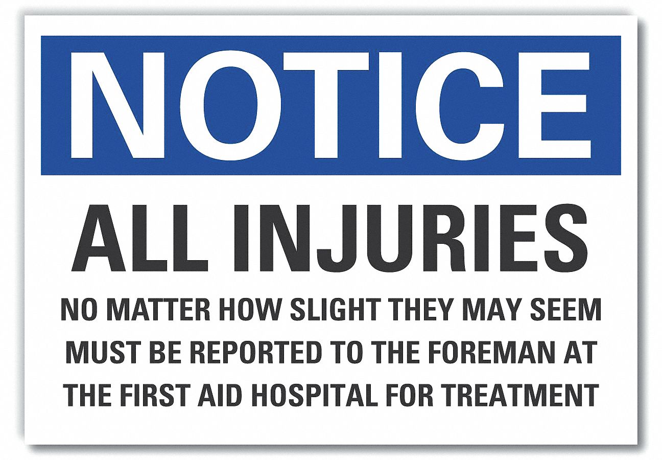 Reflective Sheeting, Adhesive Sign Mounting, Accident Reporting Notice ...