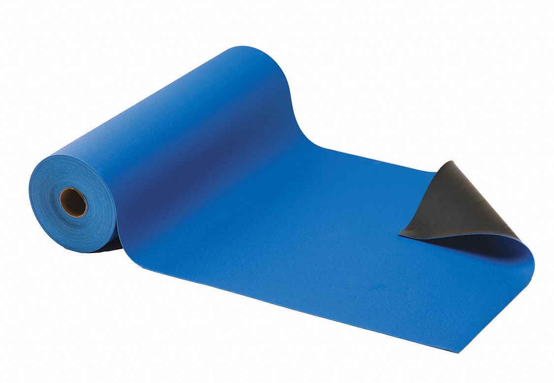 ACL STATICIDE Tapete ESD,Rollo,2 Cap.,30"x50 pies,Azul - 64NT81 | 59300 ...