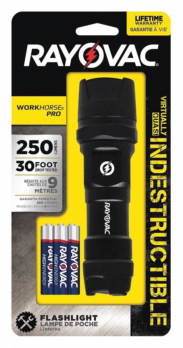 LED Flashlight,Virtually Indestructible - Grainger