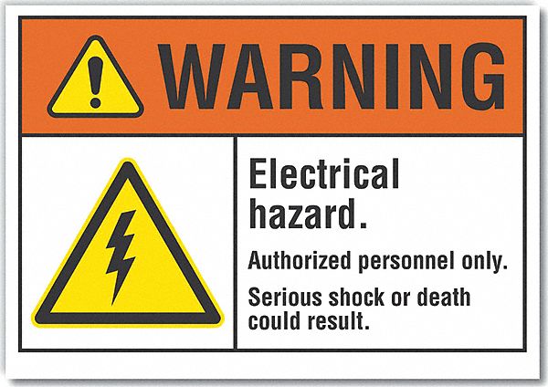 Reflective Sheeting, Adhesive Sign Mounting, Electrical Hazard Warning ...