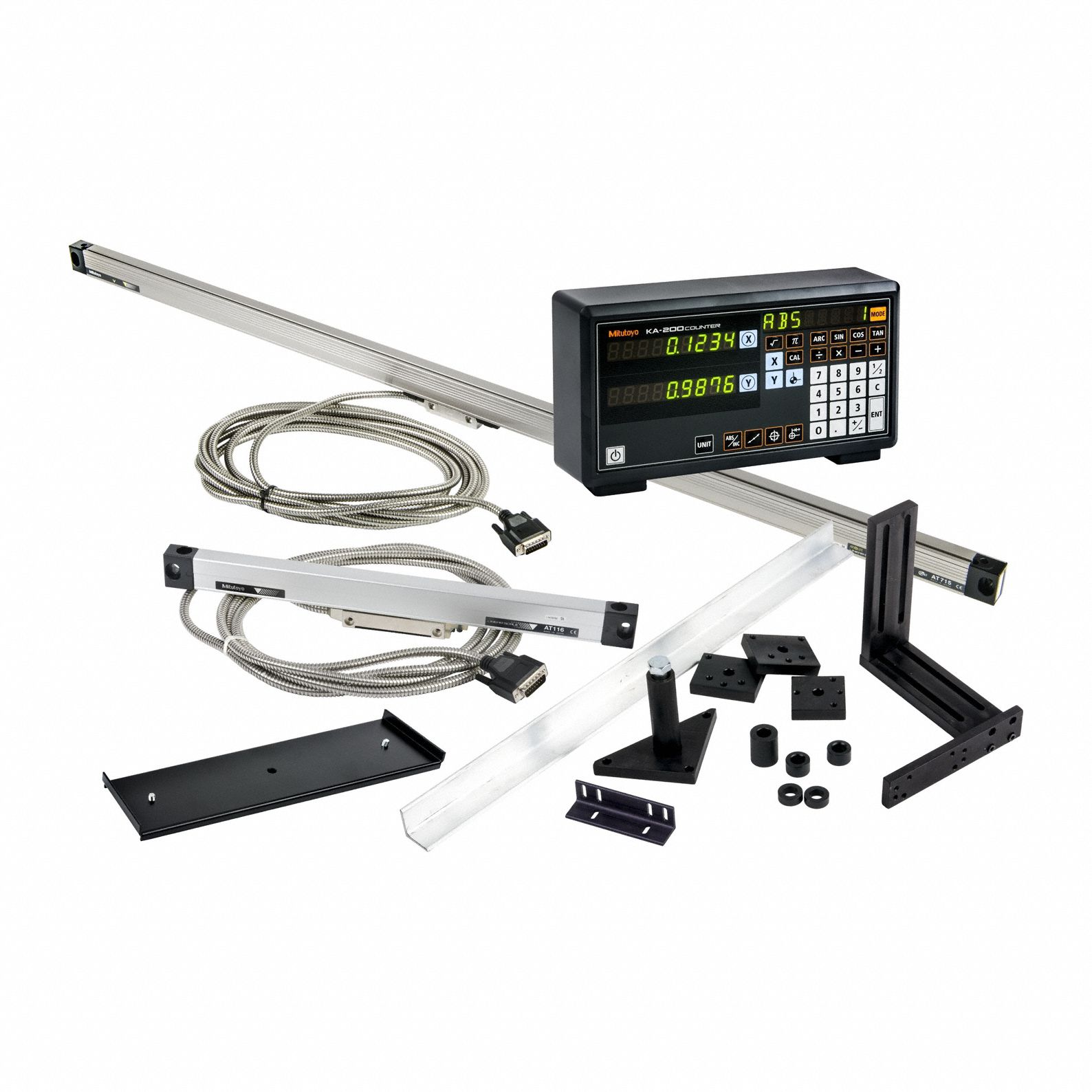 MITUTOYO, 10 in to 40 in /0 mm to 1,016 mm, +/- 5μm Accuracy, Linear ...