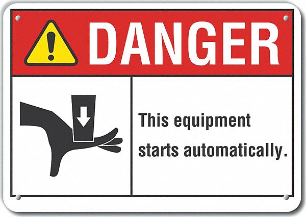 Aluminum, Mounting Holes Sign Mounting, Reflective Machine & Operation ...