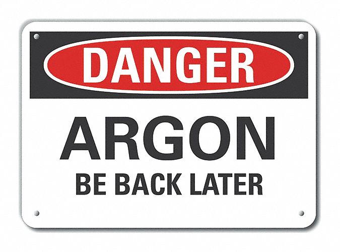 LYLE Aluminum Humor Danger Sign, 10x14in - 63KE39|LCU4-0414-NA_14X10 ...