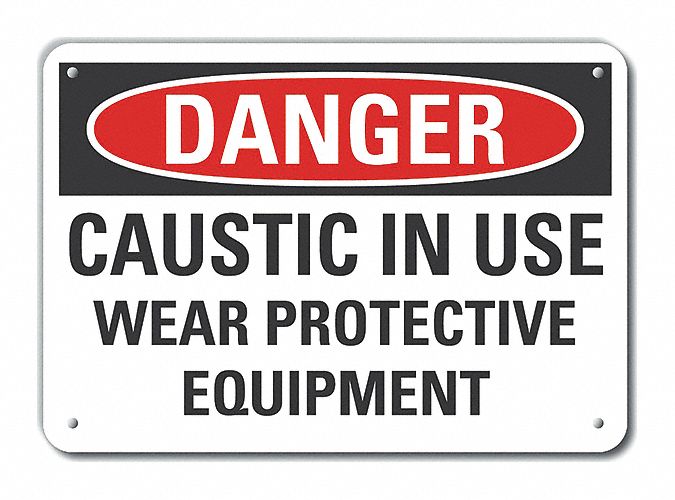 Plastic, Mounting Holes Sign Mounting, Plastic Caustic Danger Sign ... Plastic, Mounting Holes Sign Mounting, Plastic Caustic Danger Sign ...