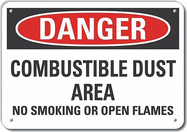 Aluminum, Mounting Holes Sign Mounting, Aluminum Combustible Dust ...