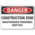 Construction Zone & Area Signs - Grainger Industrial Supply