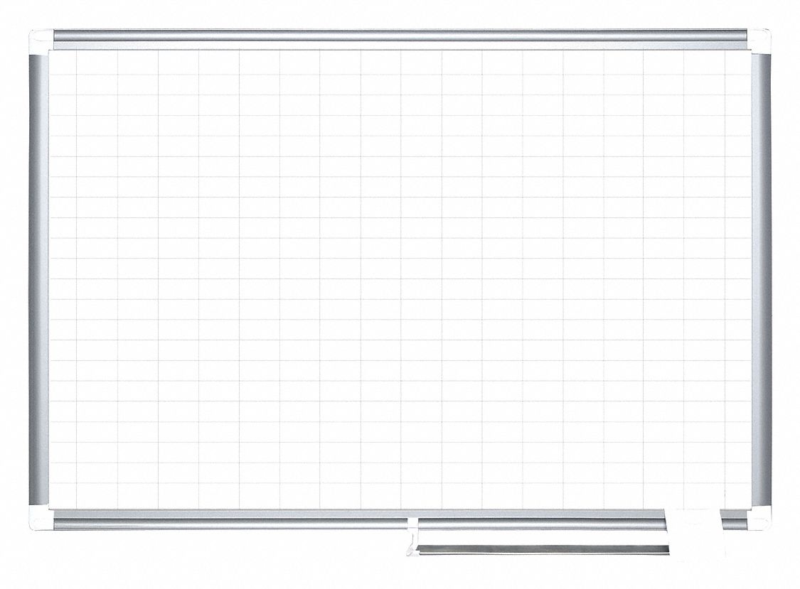 Magnetic Planner Board Kit,1x2 ft.Grid - Grainger