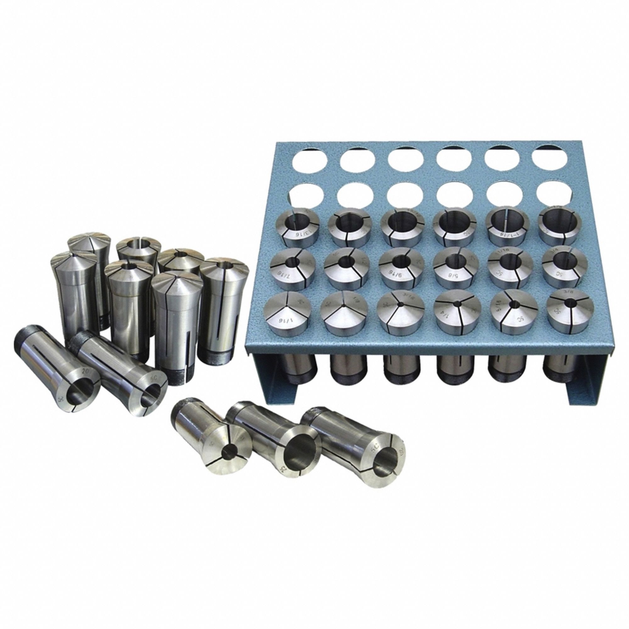 WILTON, Premium 35 PC 5-C Collet Set - Rack 32ND - 29YT90|650016 - Grainger
