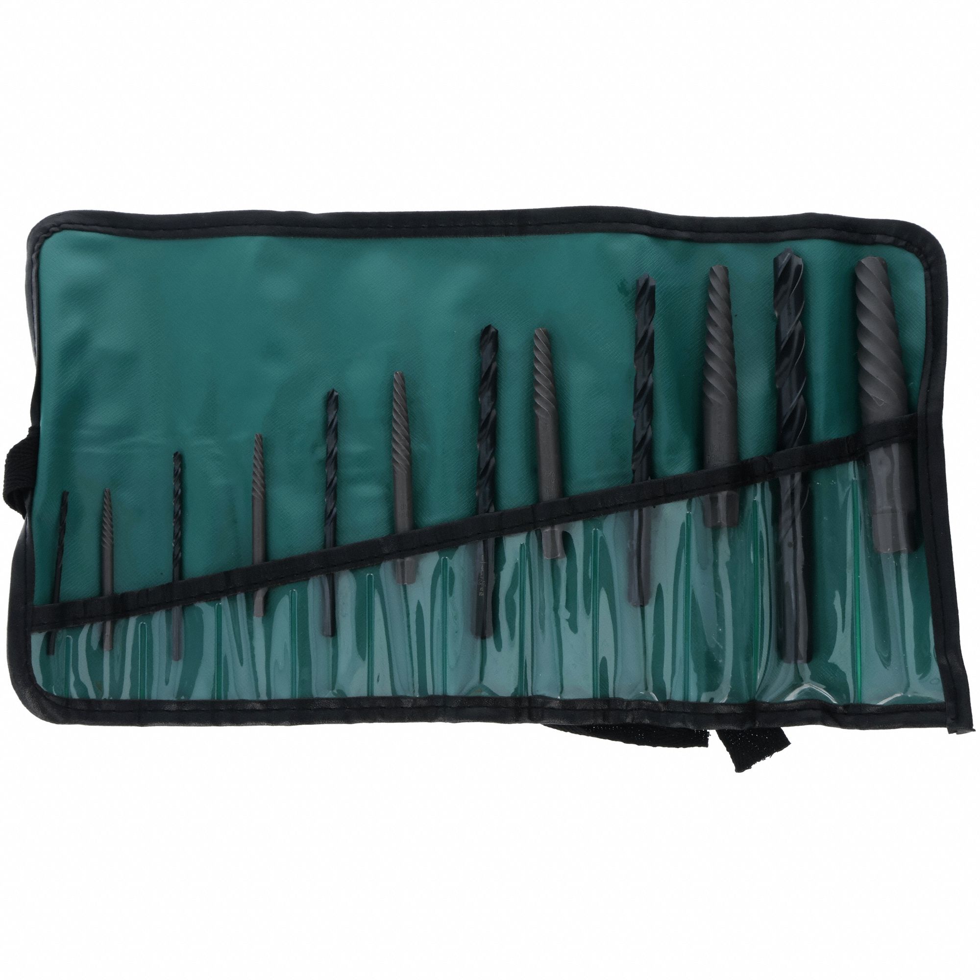 CHICAGO-LATROBE, 12 Pc, Spiral Flute, Screw Extractor Set - 445M36 ...