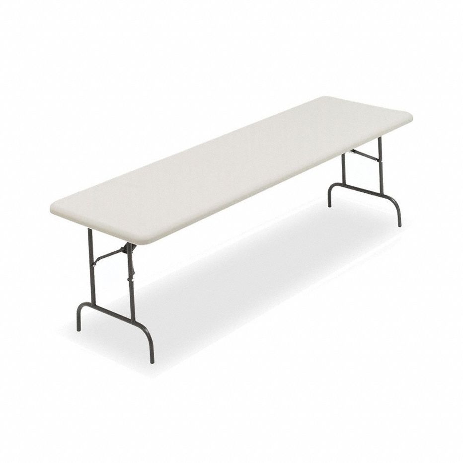 ICEBERG, Rectangle Table Shape, Platinum Granite Tabletop, Folding ...